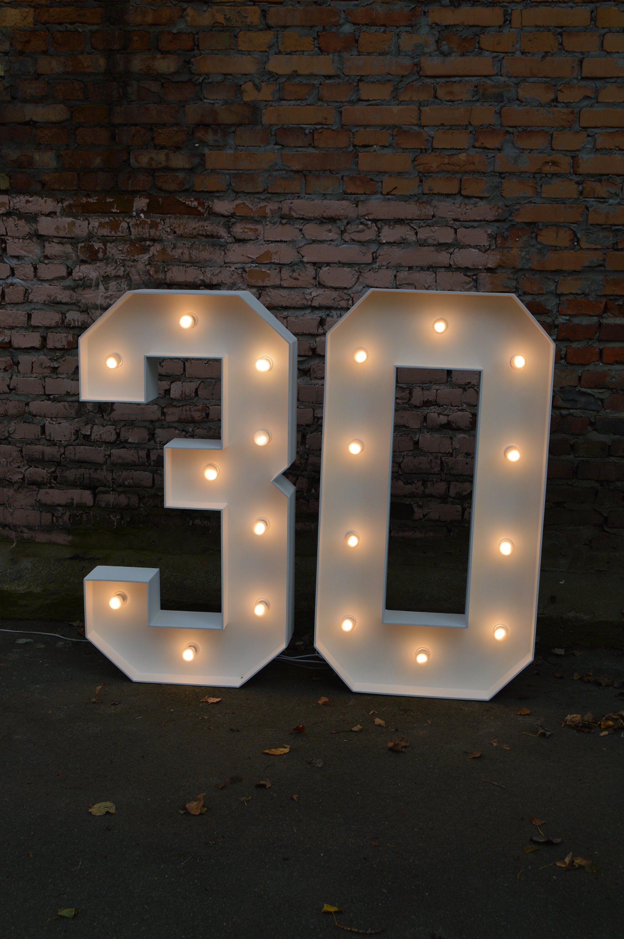 Big Light up Numbers, Birthday Items, Number Lights. Big Letters ...