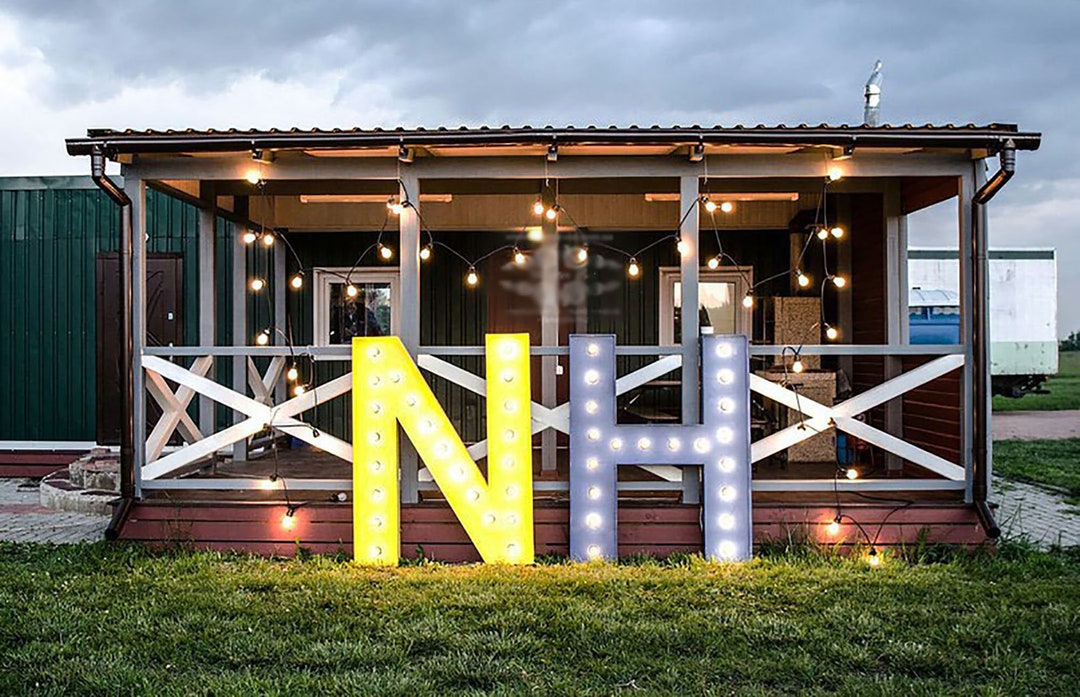 Big Letters for Wedding, Marquee Letters With Lights, Large Letter ...