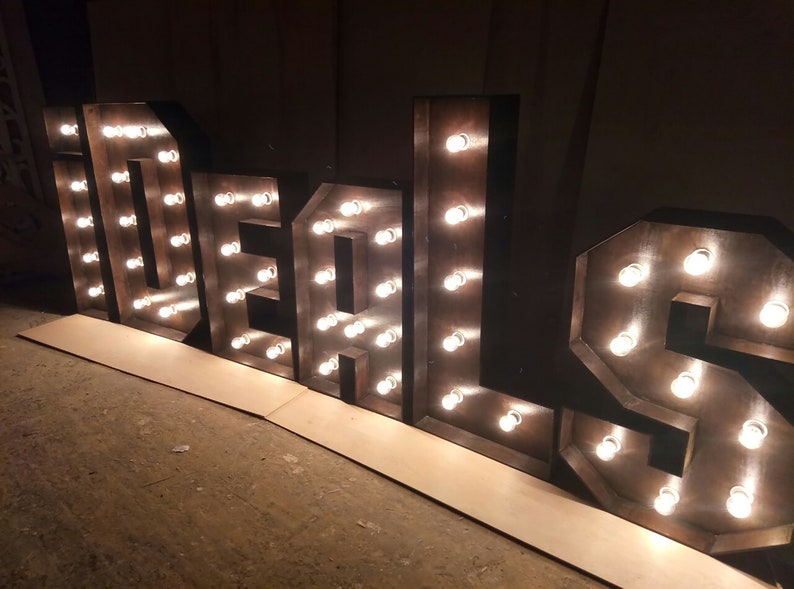 Big Letters for Wedding, Marquee Letters With Lights, Large Letter ...