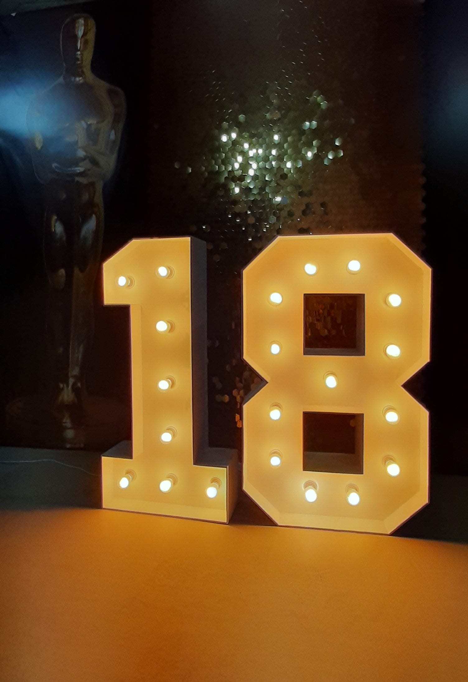 18th Birthday Prop, Numbers for Birthday, Party Numbers, 4ft Marquee ...
