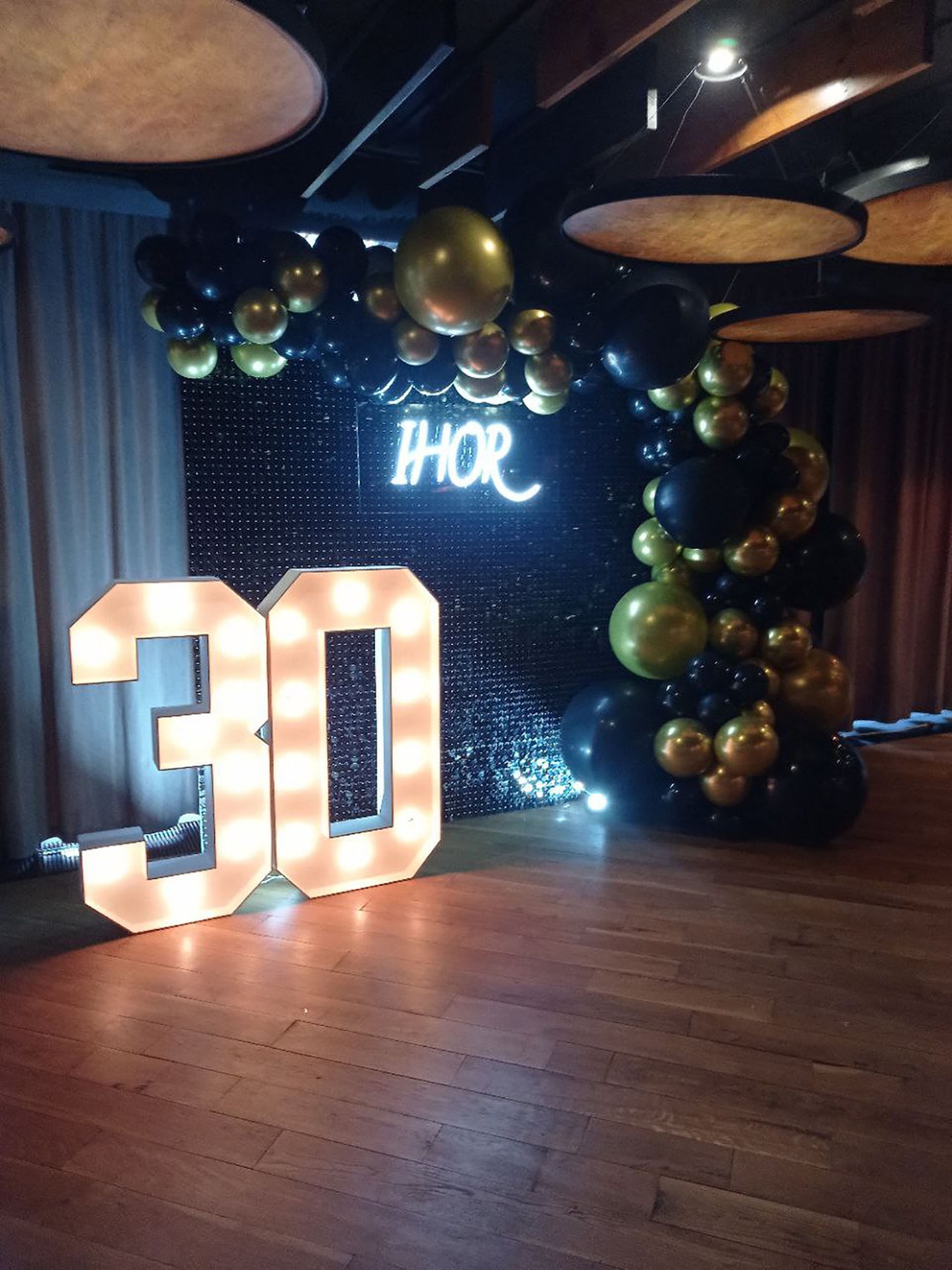 Large Numbers With Light Bulbs, Numbers for Birthday, Anniversary ...