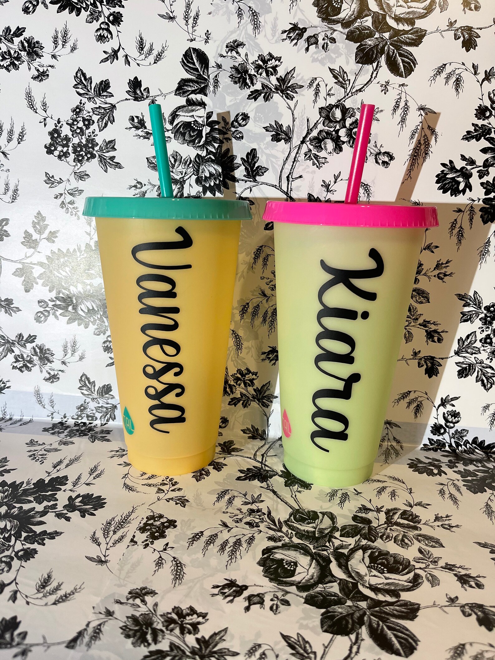 Personalized color changing cups | Etsy