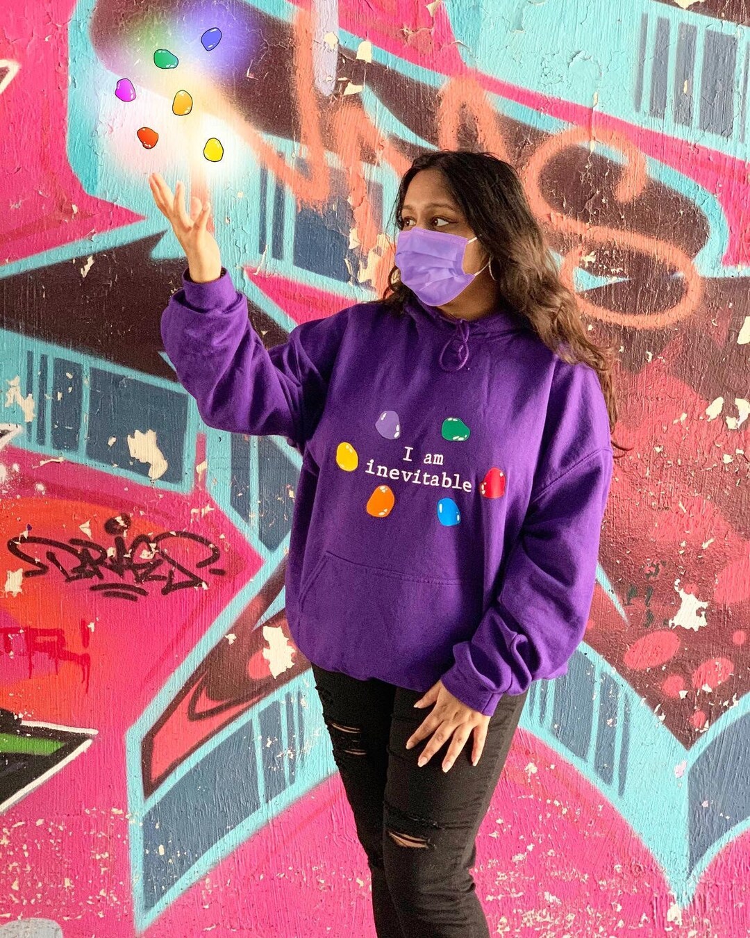 Marvel Thanos I Am Inevitable - Etsy
