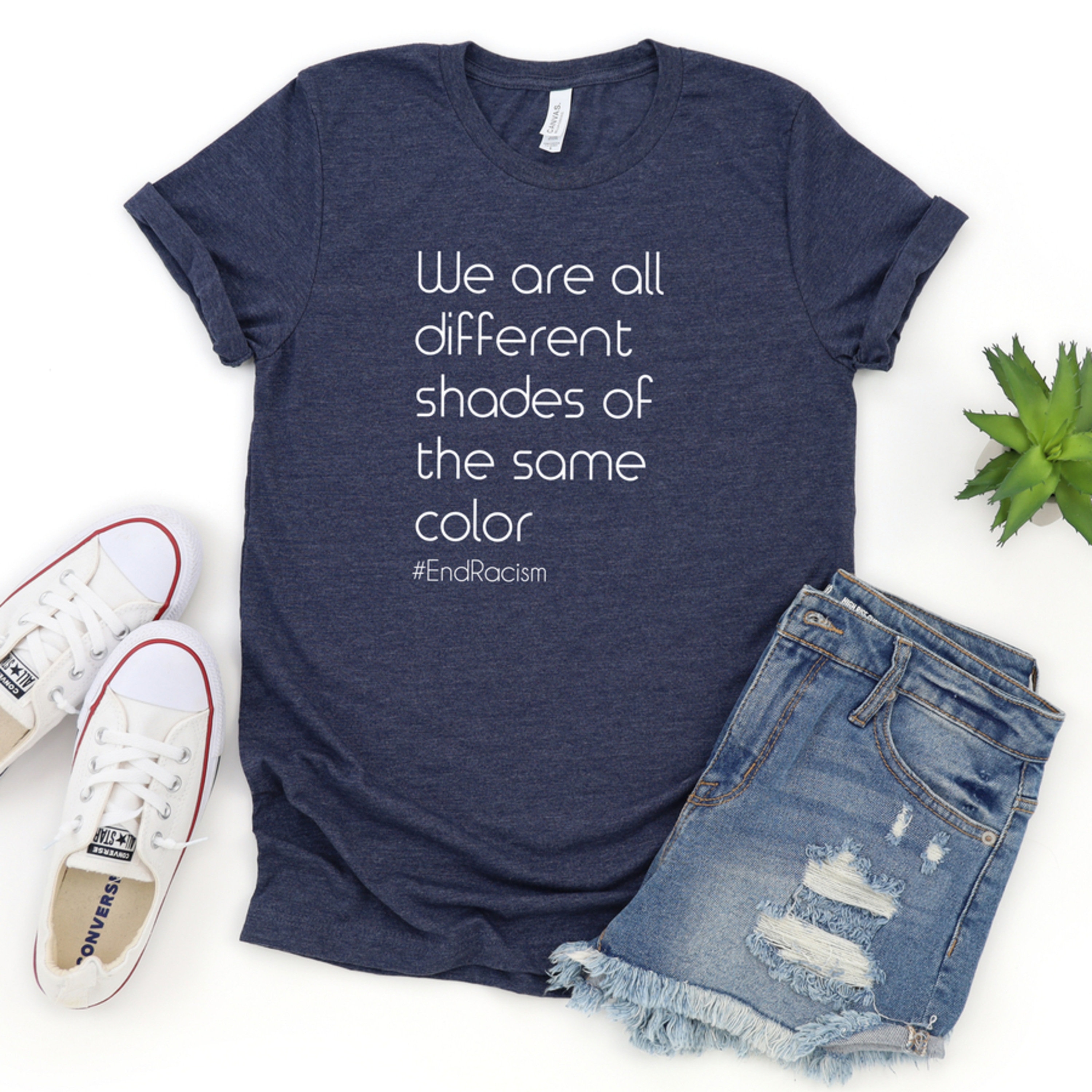We Are All Different Shades of the Same Color Shirt. End | Etsy