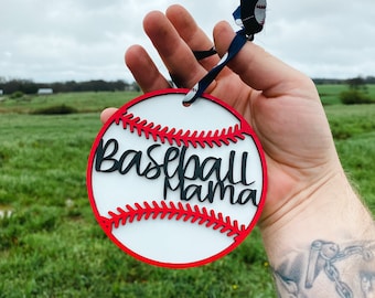 Baseball Mom Car Charm - Etsy