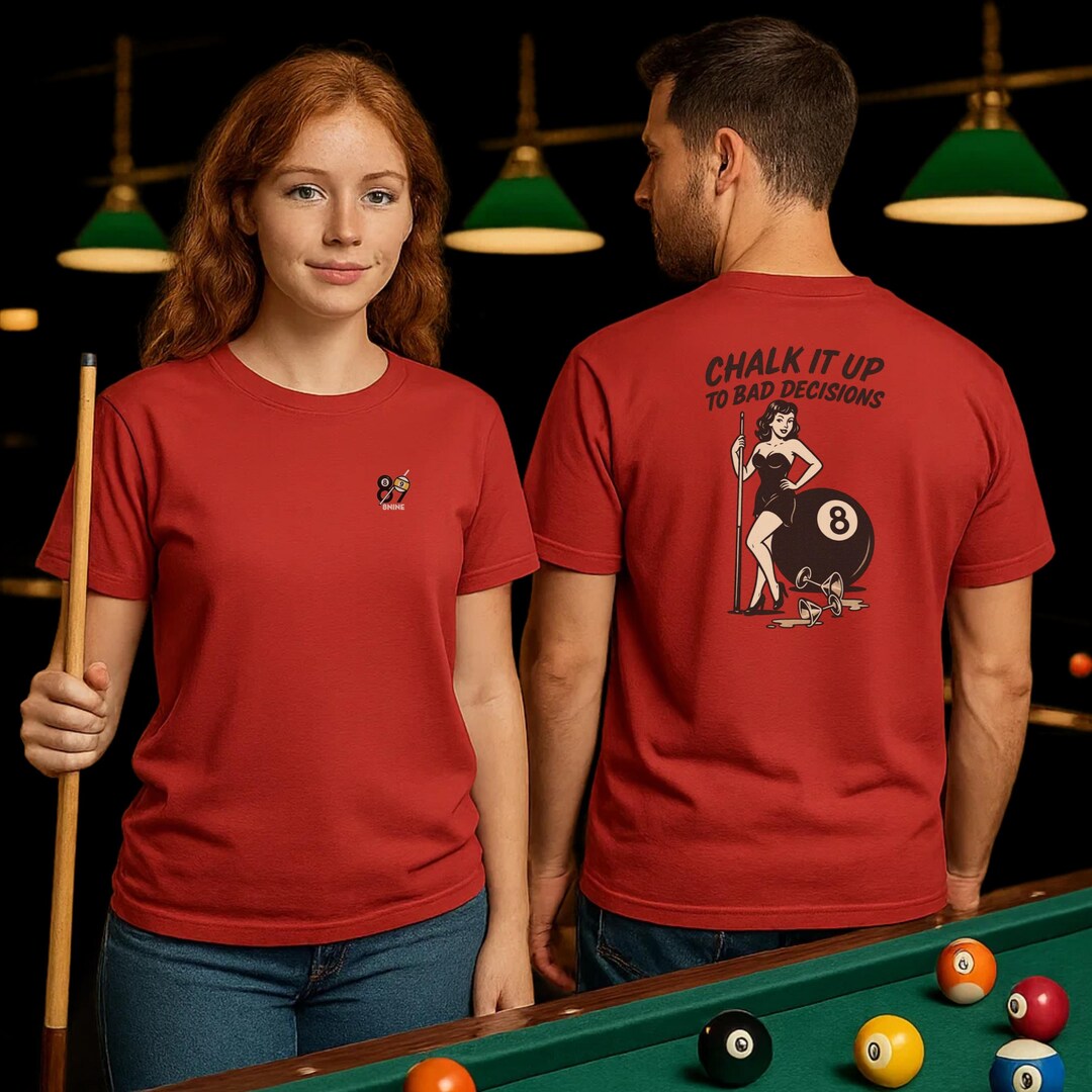 Retro Pin up Pool Shirt: Funny Cocktail Bar Tee - Comfort Colors 1717 ...