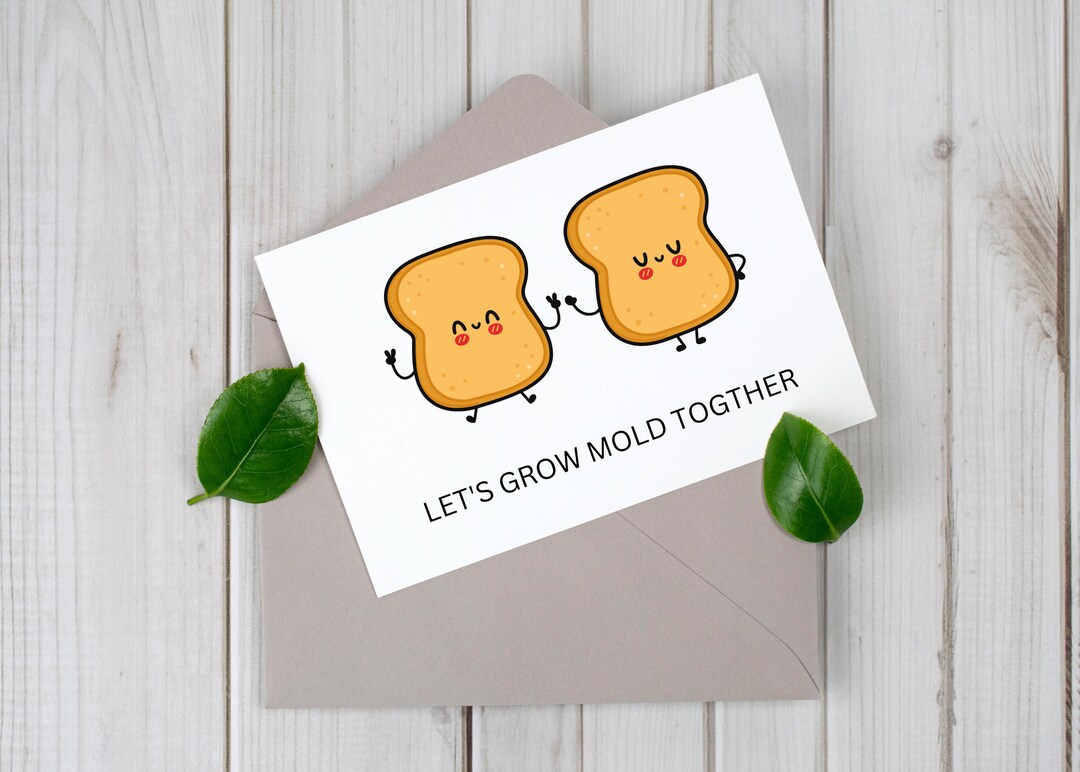 Bread Pun Greeting Card by Summit Sourdough - Let's Grow Mold Together ...