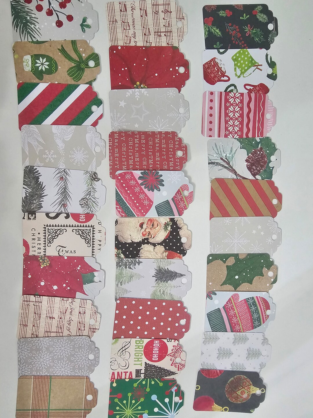 Vintage Cardstock Tags for Christmas Gifts. - Etsy