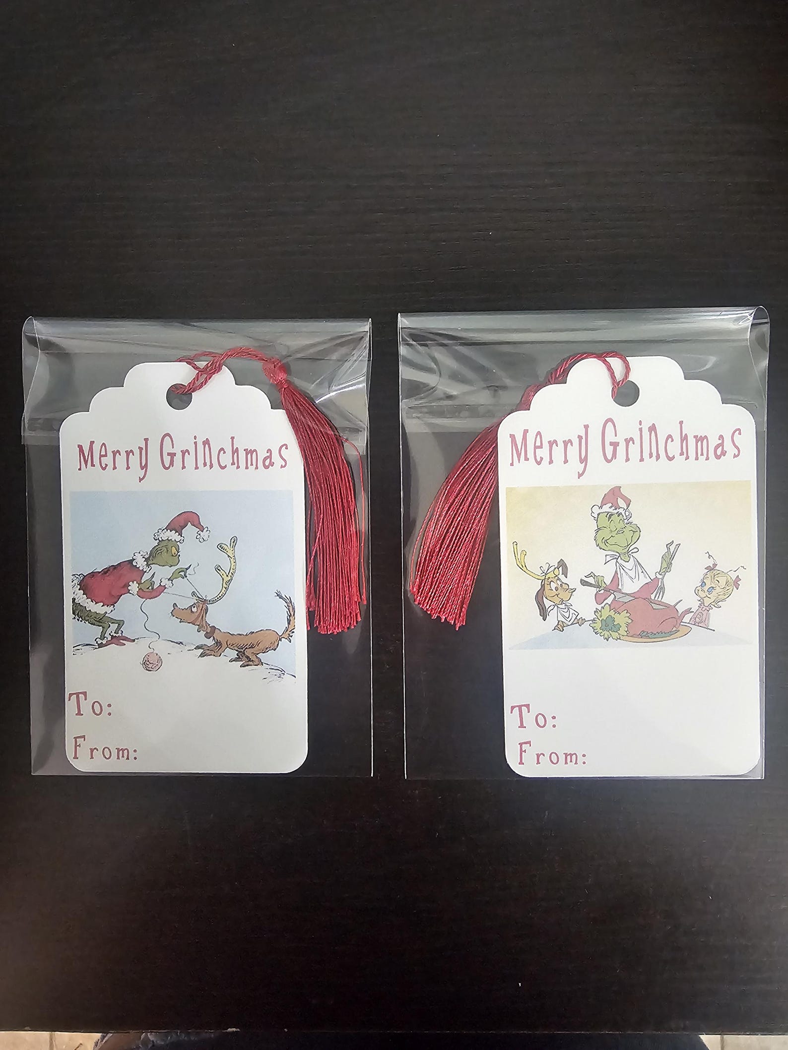 Vintage Grinch Cardstock Tags for Christmas Gifts. - Etsy