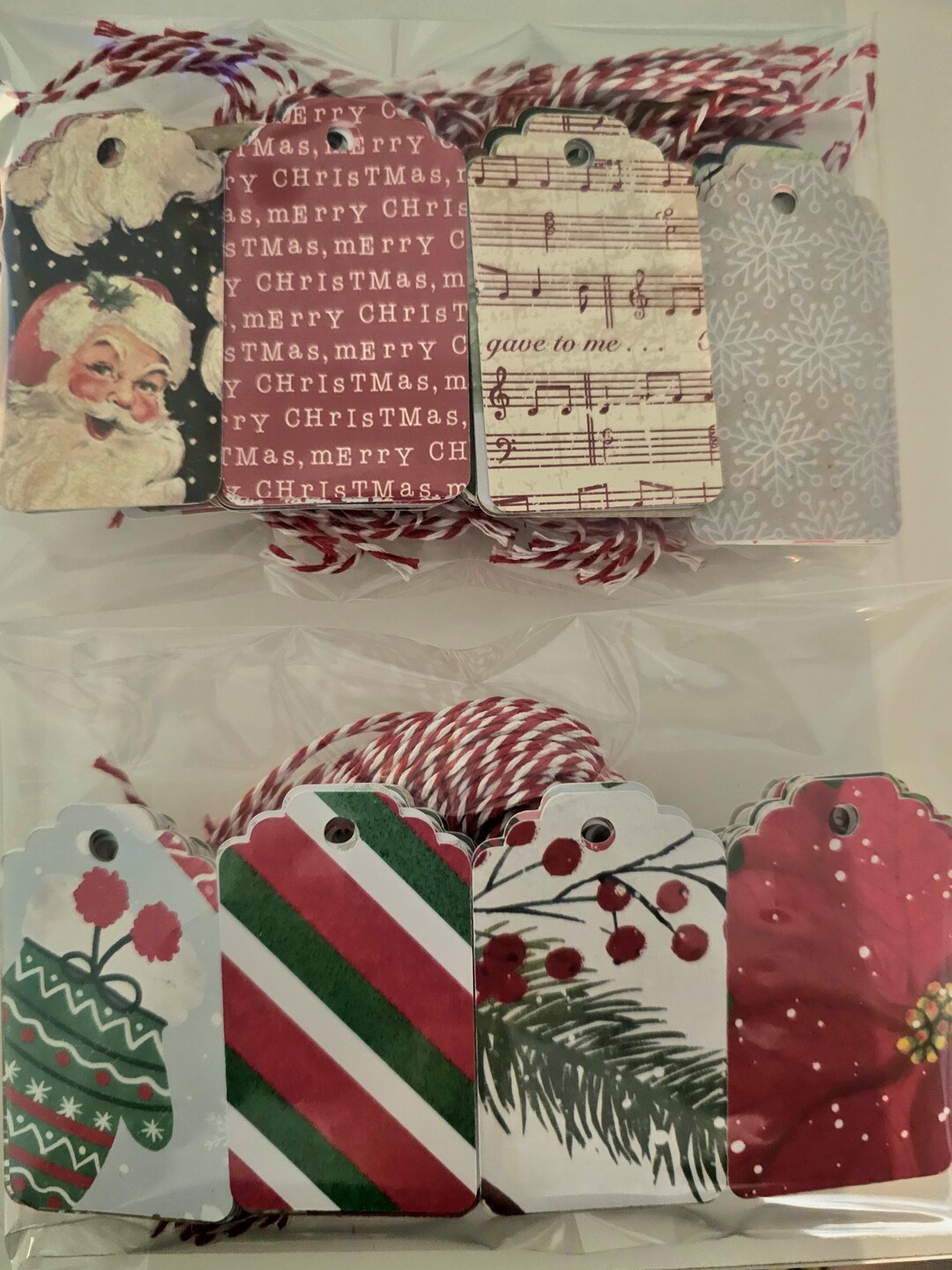 Vintage Cardstock Tags for Christmas Gifts. - Etsy