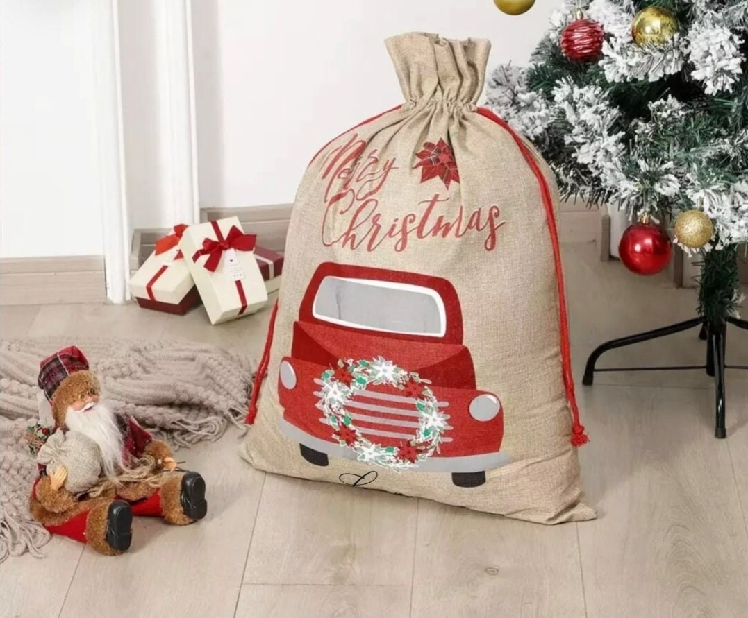 Santa Sack Bags, Personalized Xlarge Christmas Santa Sack With ...