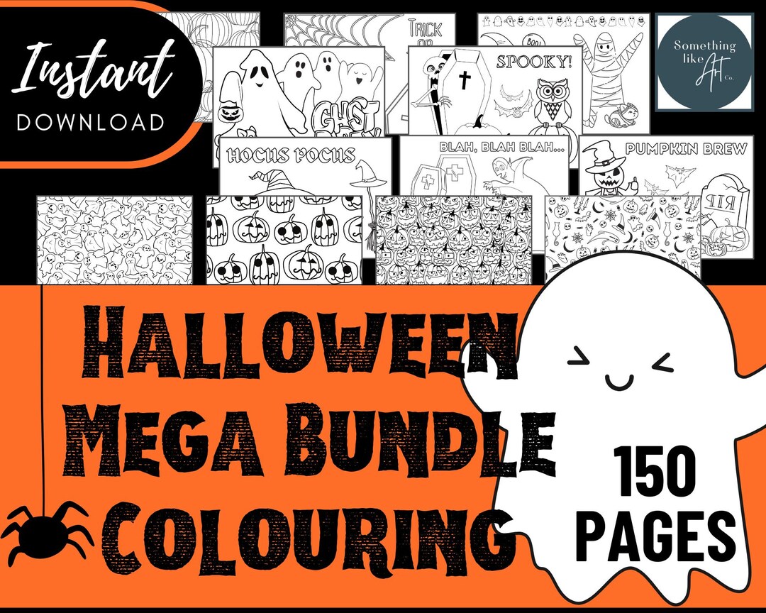 Colouring Book: Halloween MEGA Bundle | Children's Activities ...
