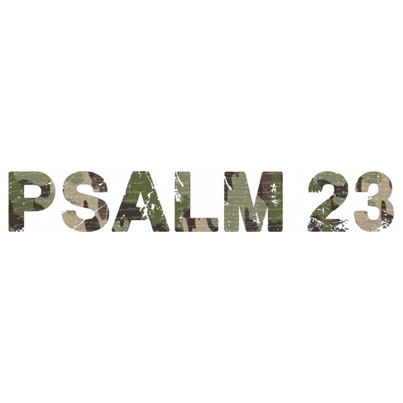 Psalm 23 Camouflage Png Christian Png Sublimation Design - Etsy