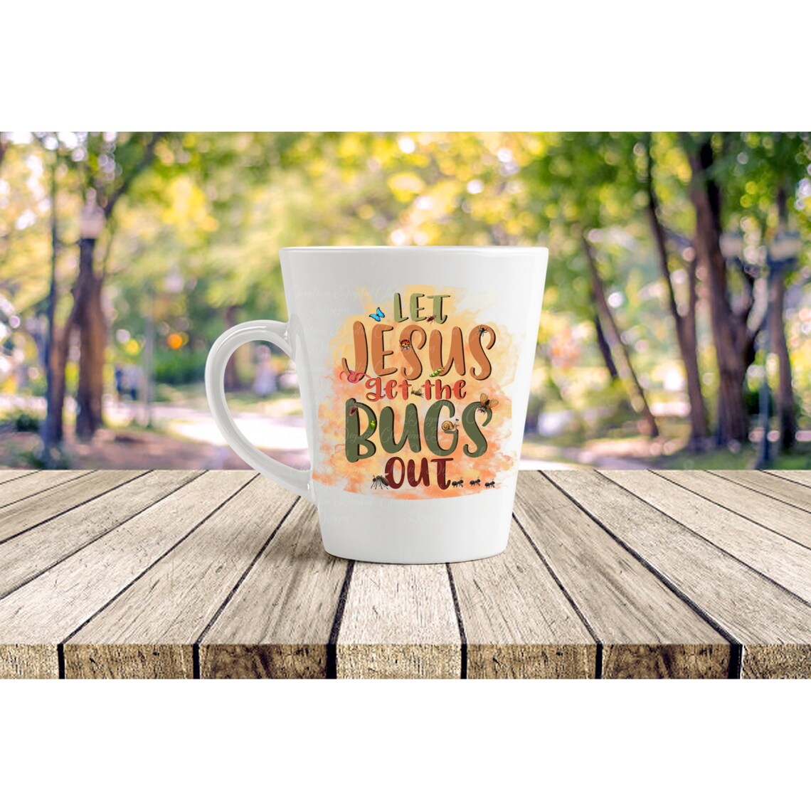 Let Jesus Get the Bugs Out, Christian PNG Kids Sublimation, Digital ...