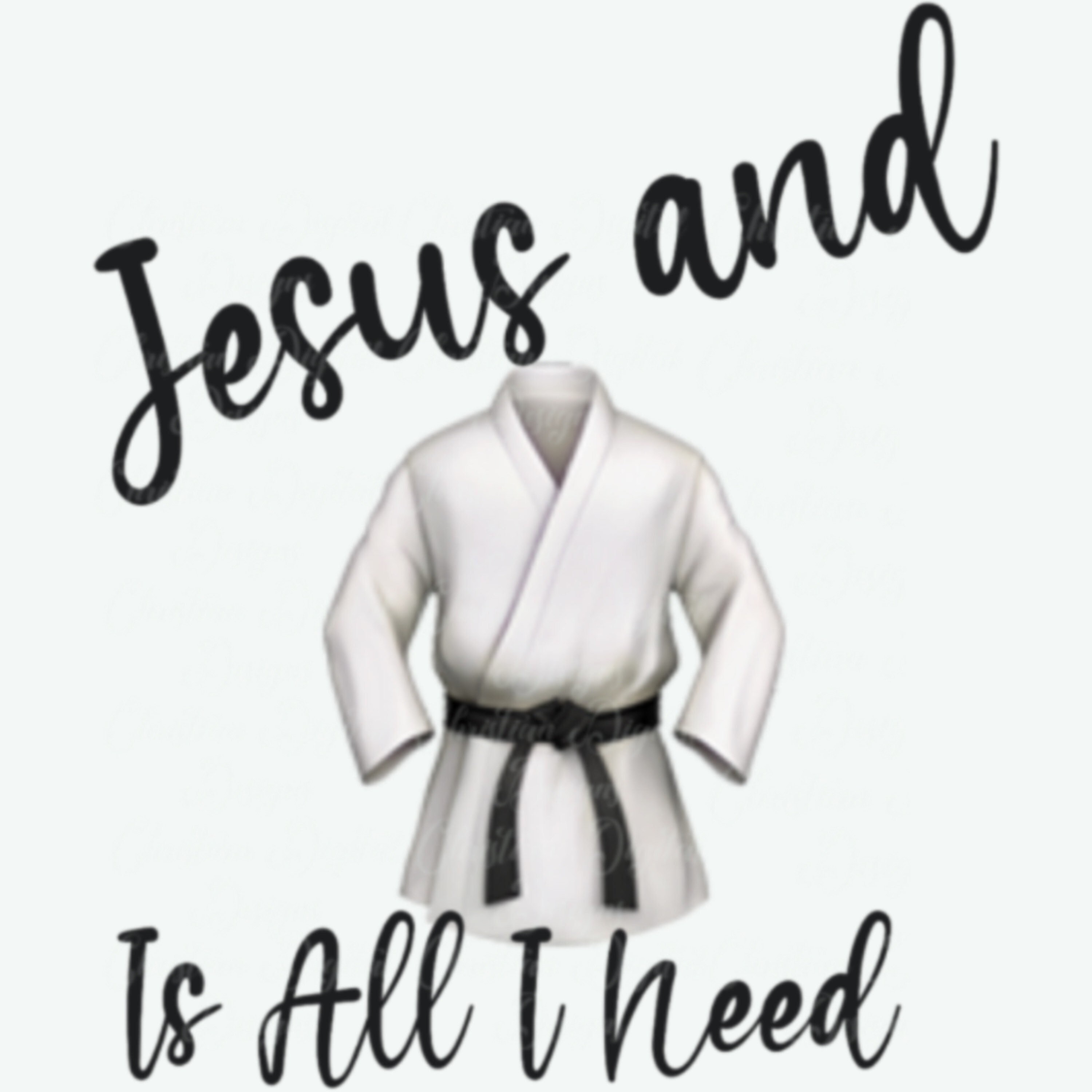 Karate Sublimation Design / Hand Drawn / Christian Karate Sublimation ...