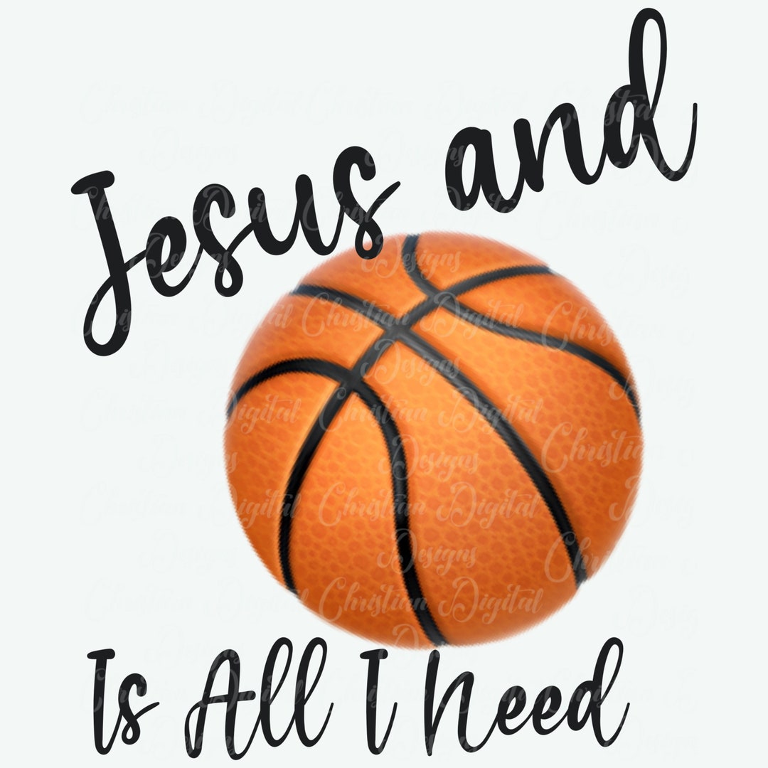 Basketball Sublimation Design / Hand Drawn / Christian Basketball ...