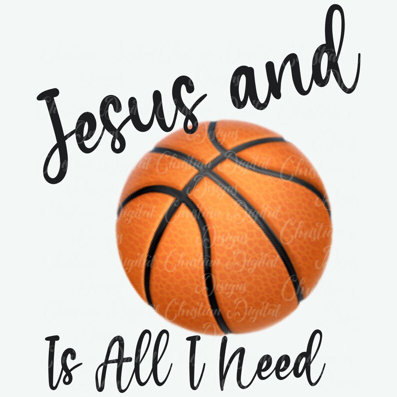 Basketball Sublimation Design / Hand Drawn / Christian Basketball ...