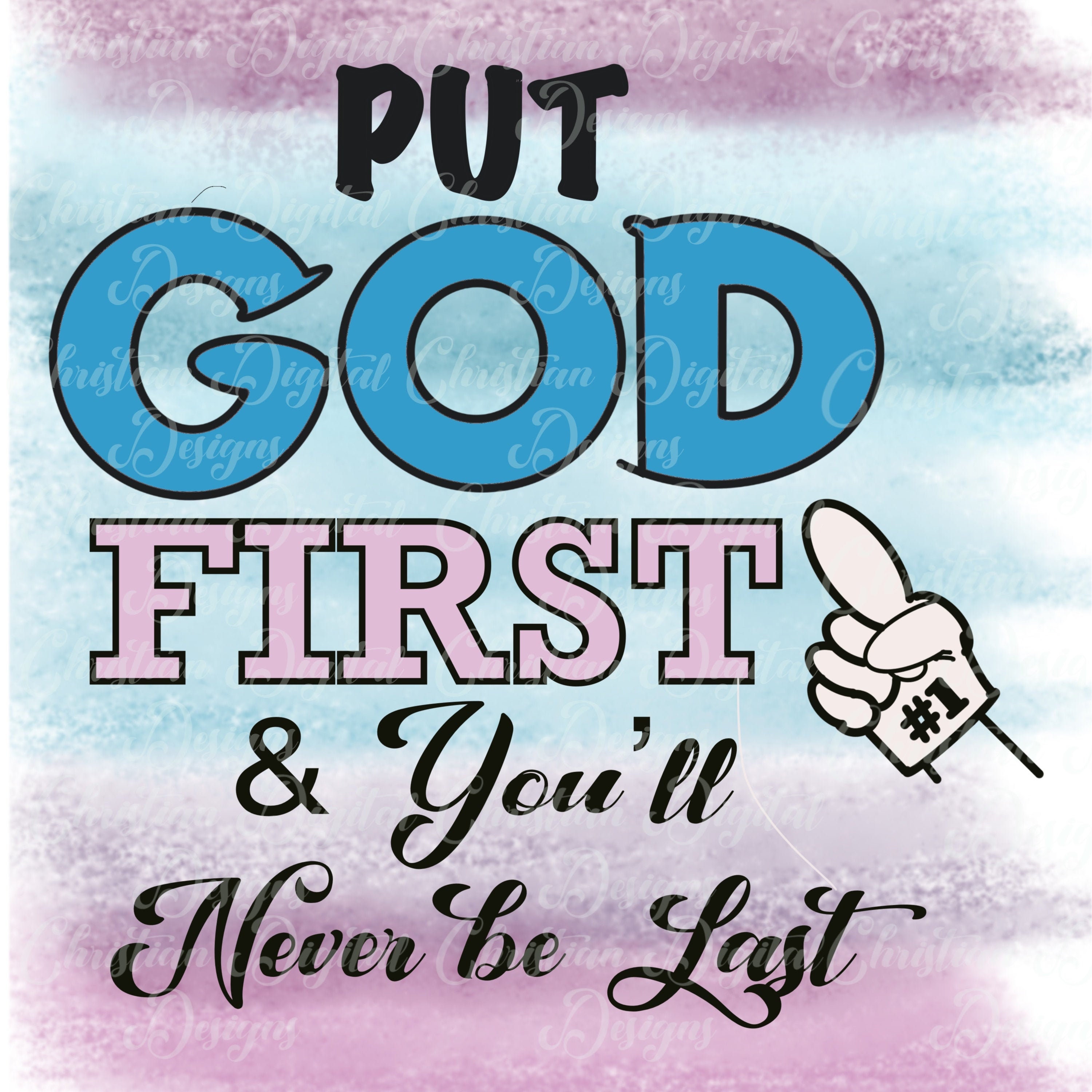 Put God First Child, Hand Drawn Sublimation Design, Digital Download ...