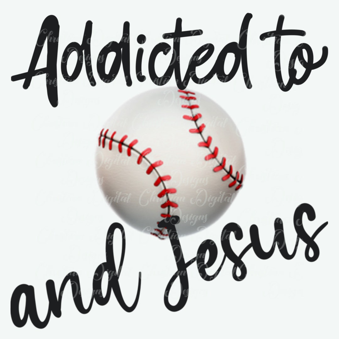 Baseball Sublimation Design / Hand Drawn / Christian Baseball ...