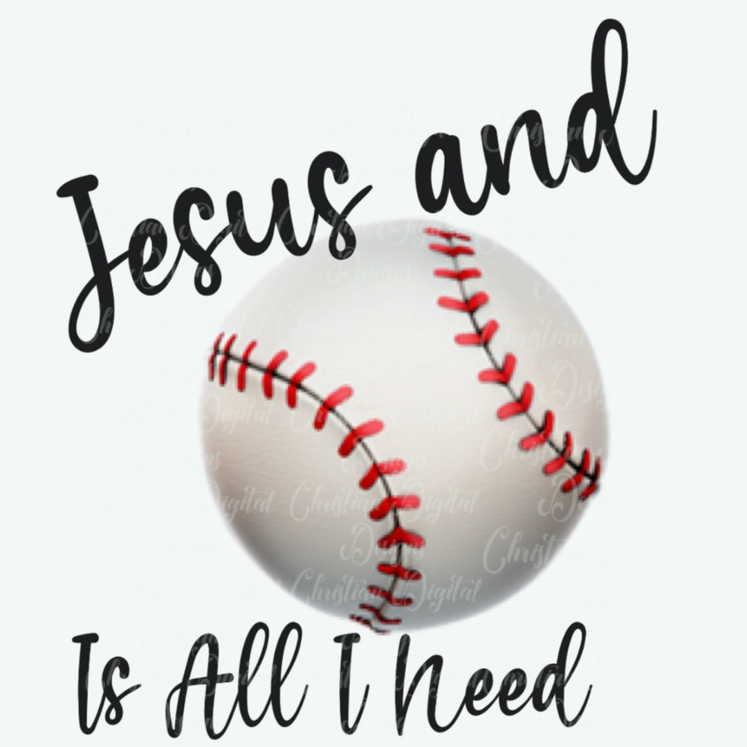 Baseball Sublimation Design / Hand Drawn / Christian Baseball ...