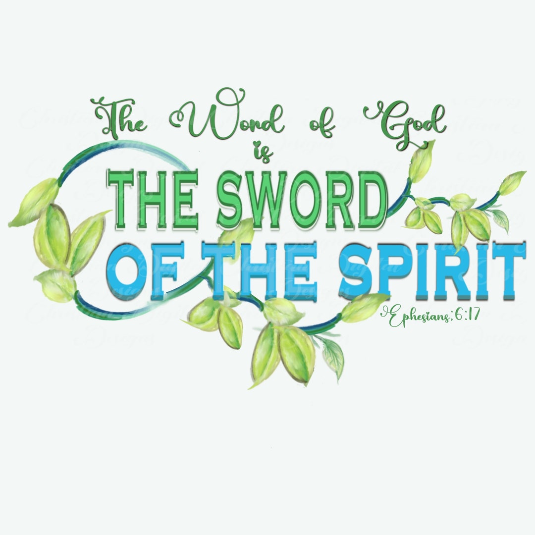 Sword of Spirit Christian Png Sublimation Png, Digital Download ...