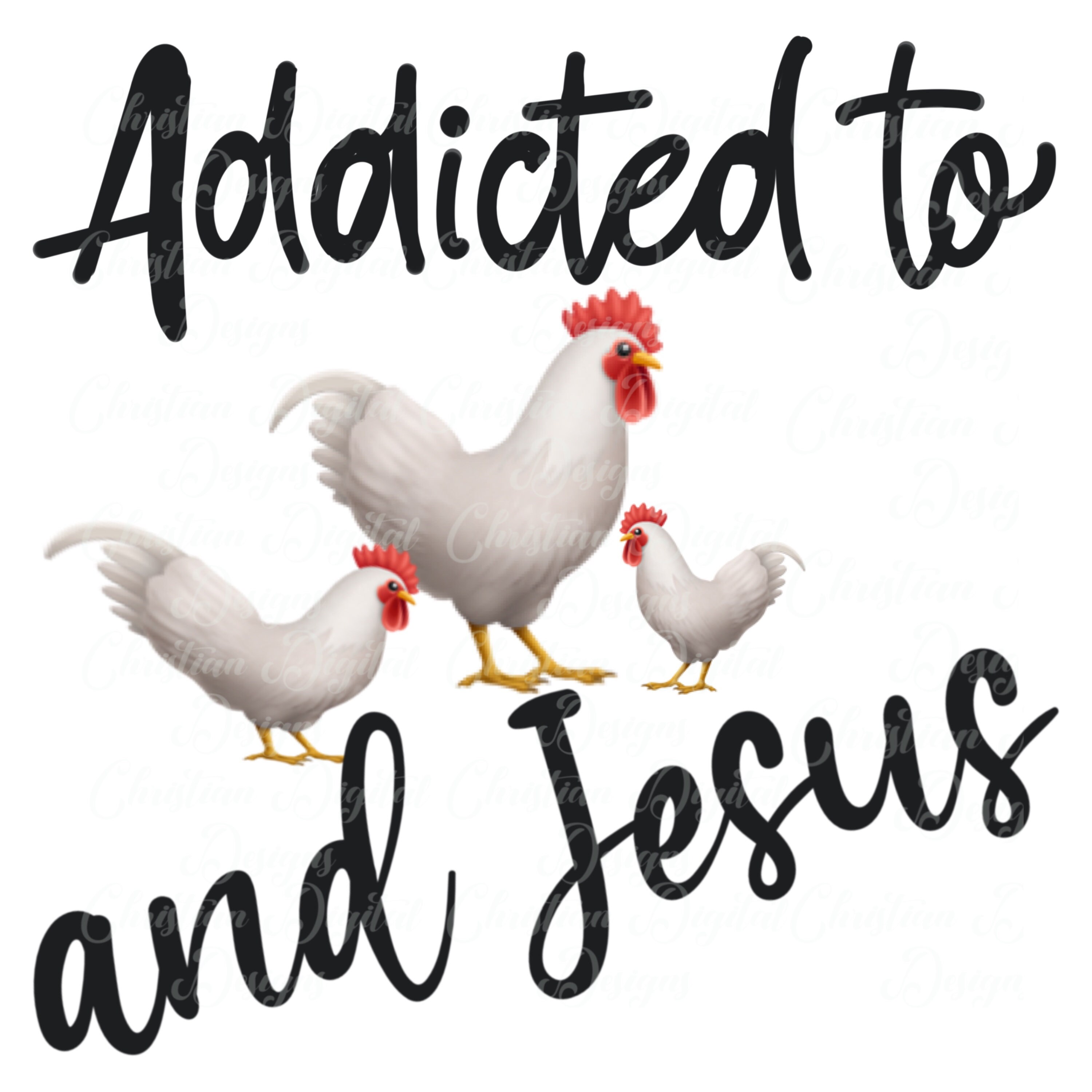 Chickens Png Sublimation Design | Digital Download | Hen PNG | Bible ...