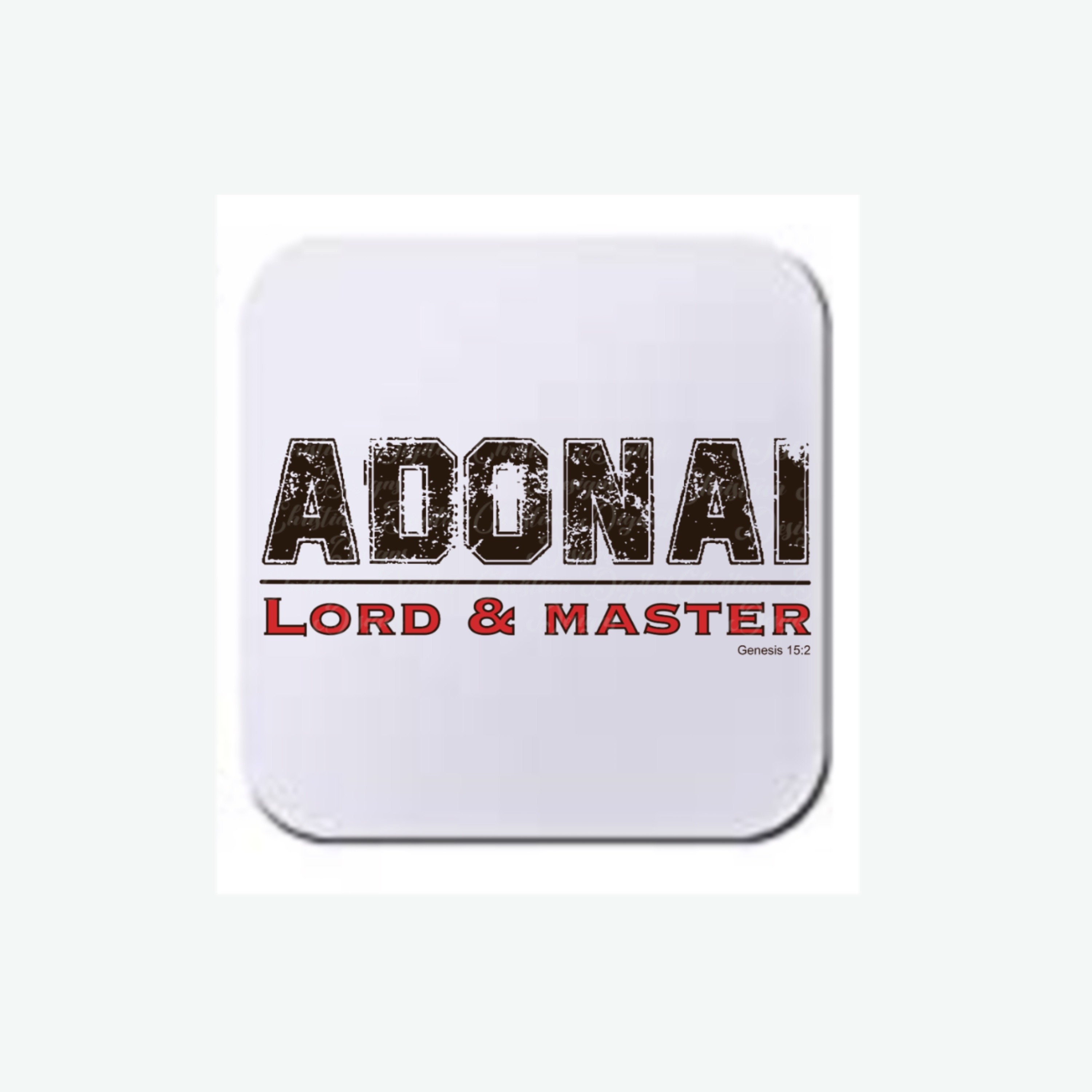 Adonai Christian Png Sublimation Design, Digital Download, Printable ...