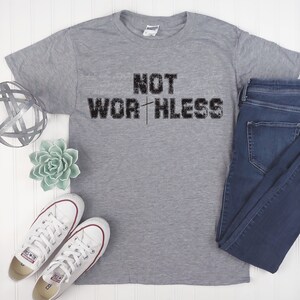 Not Worthless Christian Png Sublimation Design, Digital Download ...