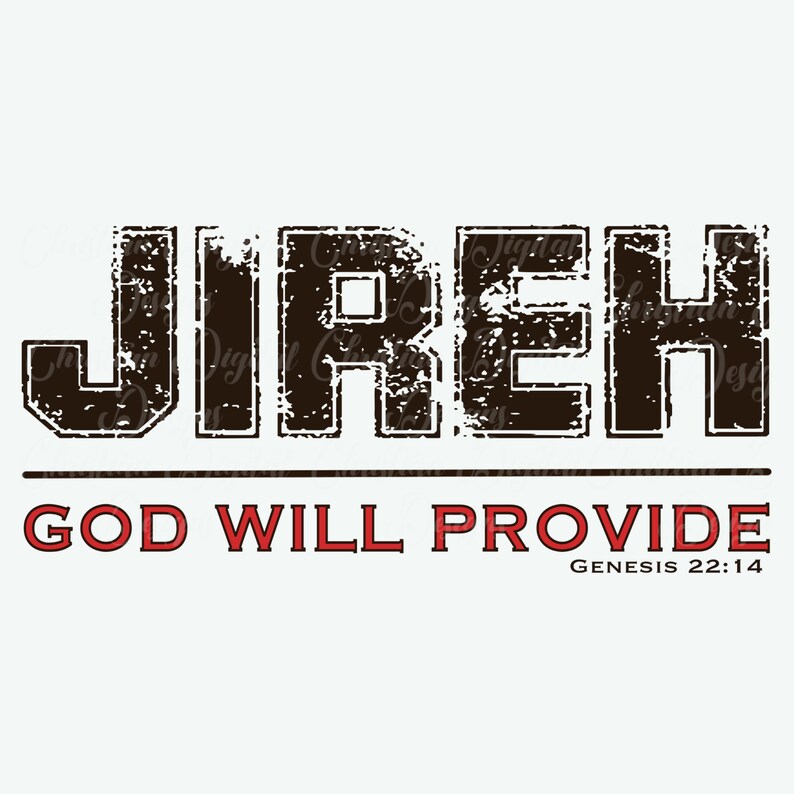 Jireh Christian Png Sublimation Design, Digital Download, Printable ...