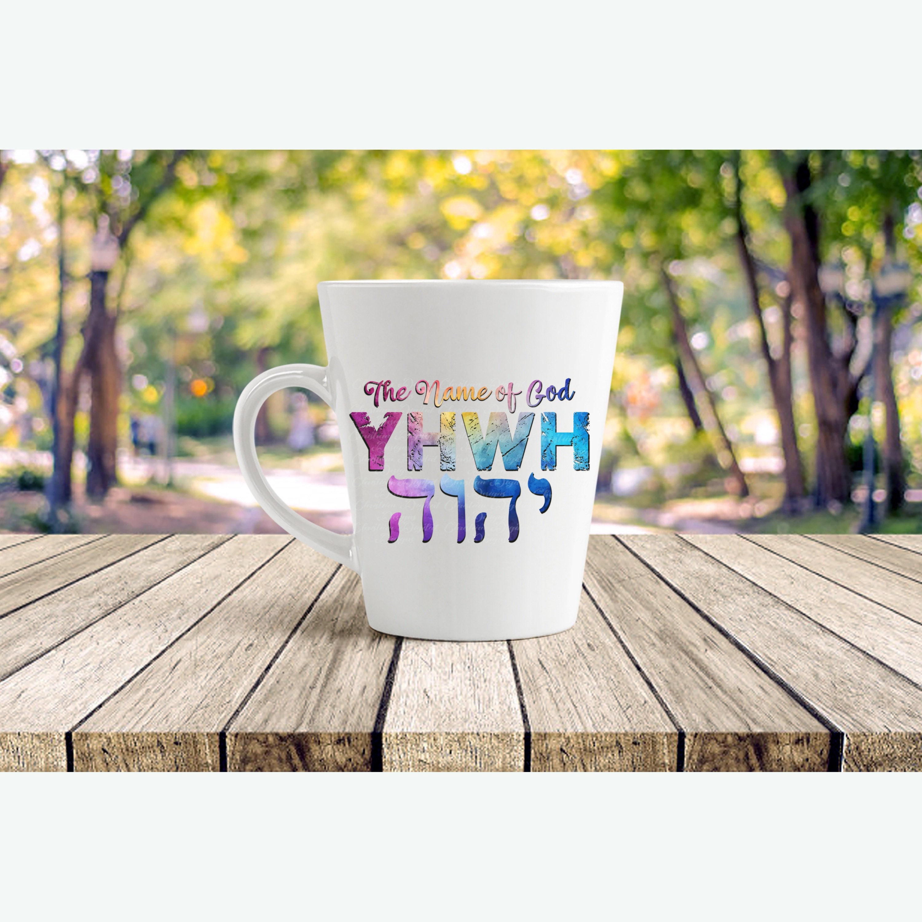 Name of God Png Rainbow, Christian Png Sublimation Design, Religious ...