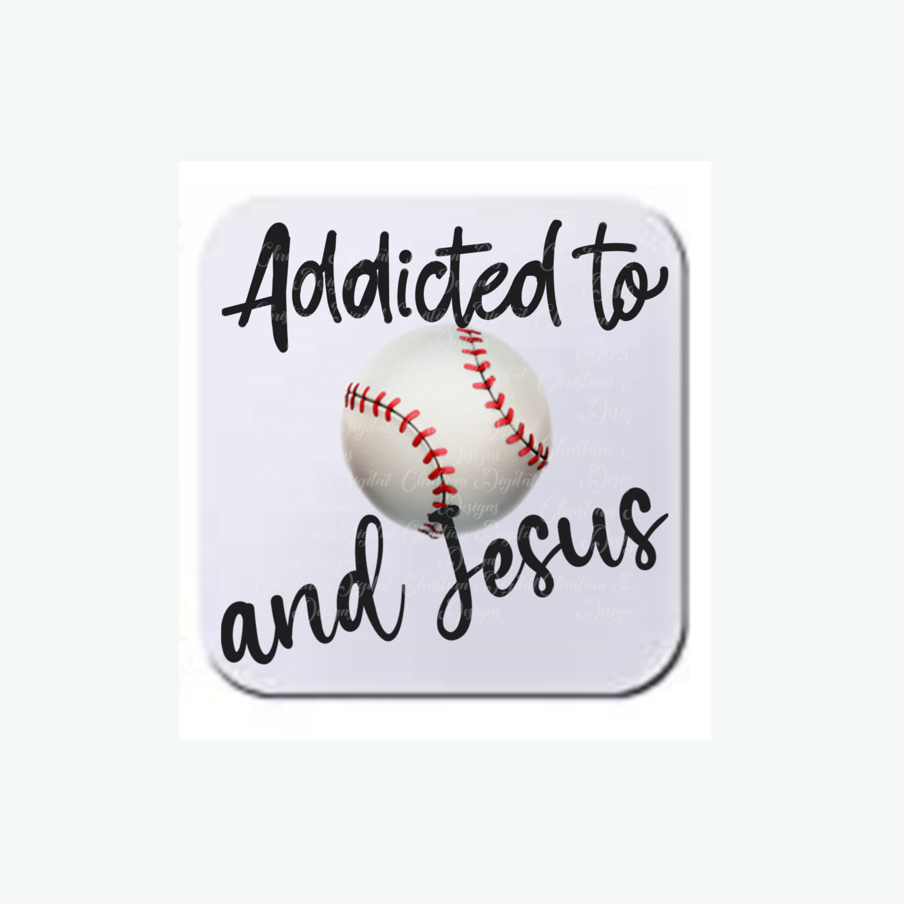 Baseball Sublimation Design / Hand Drawn / Christian Baseball ...