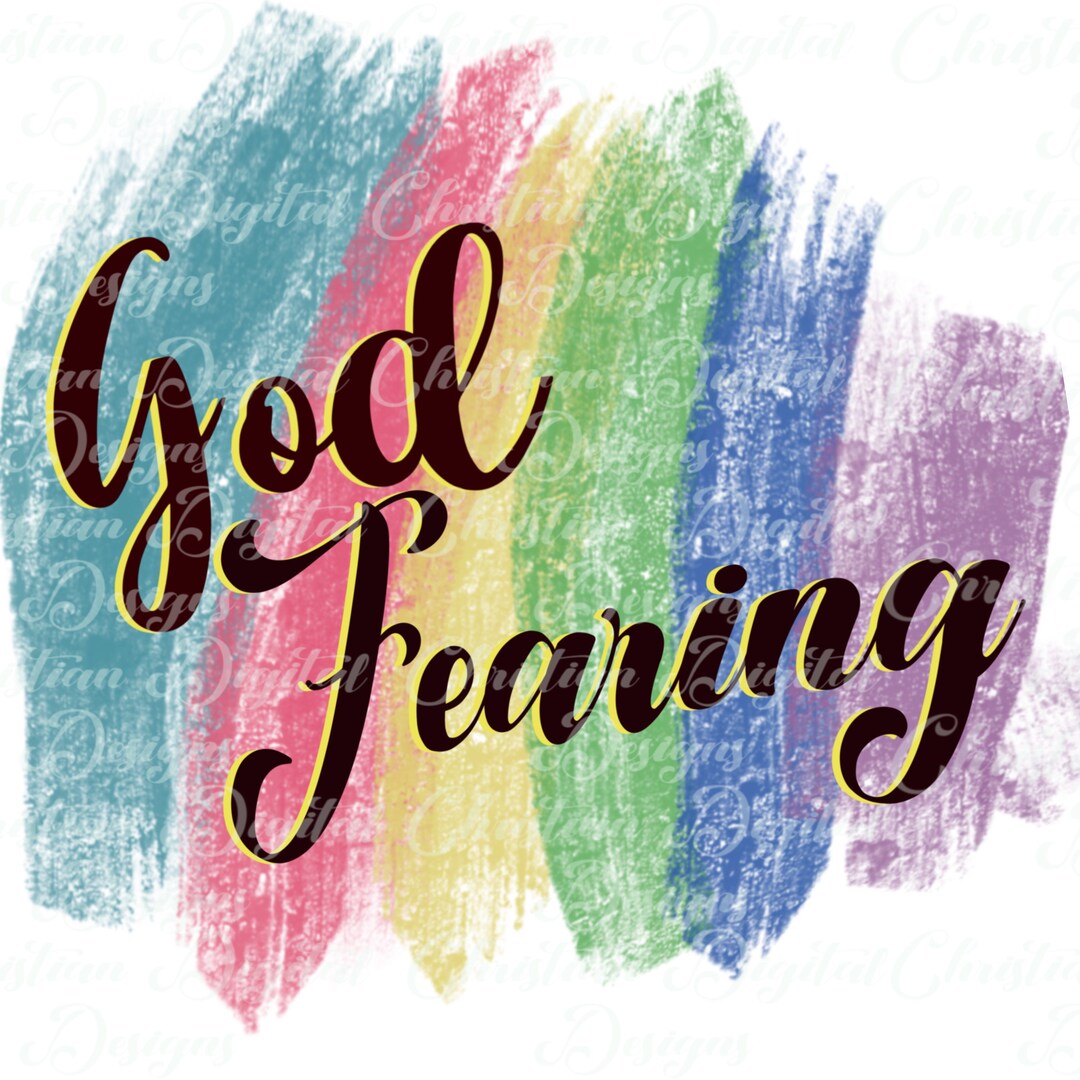 God Fearing, Christian Png, Hand Drawn Sublimation Design, Digital ...