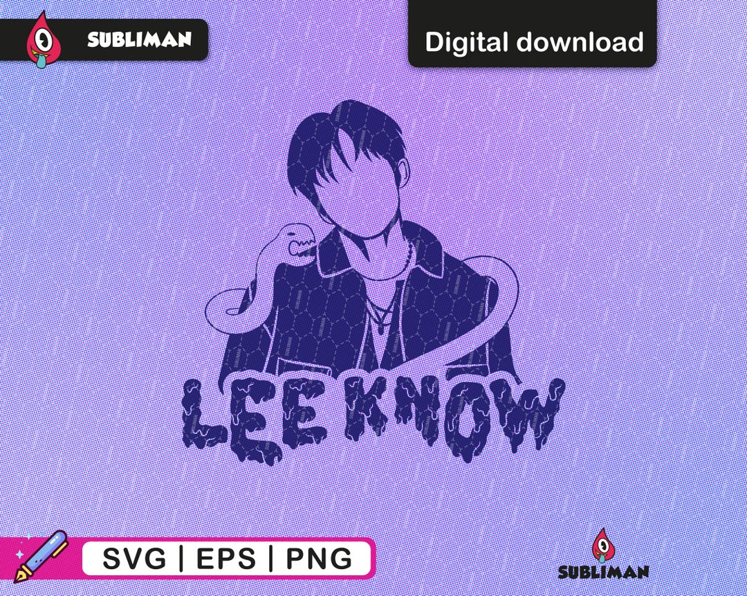 Lee Know SVG / Kpop Star Png / Archivos Vectoriales Para Cricut - Etsy