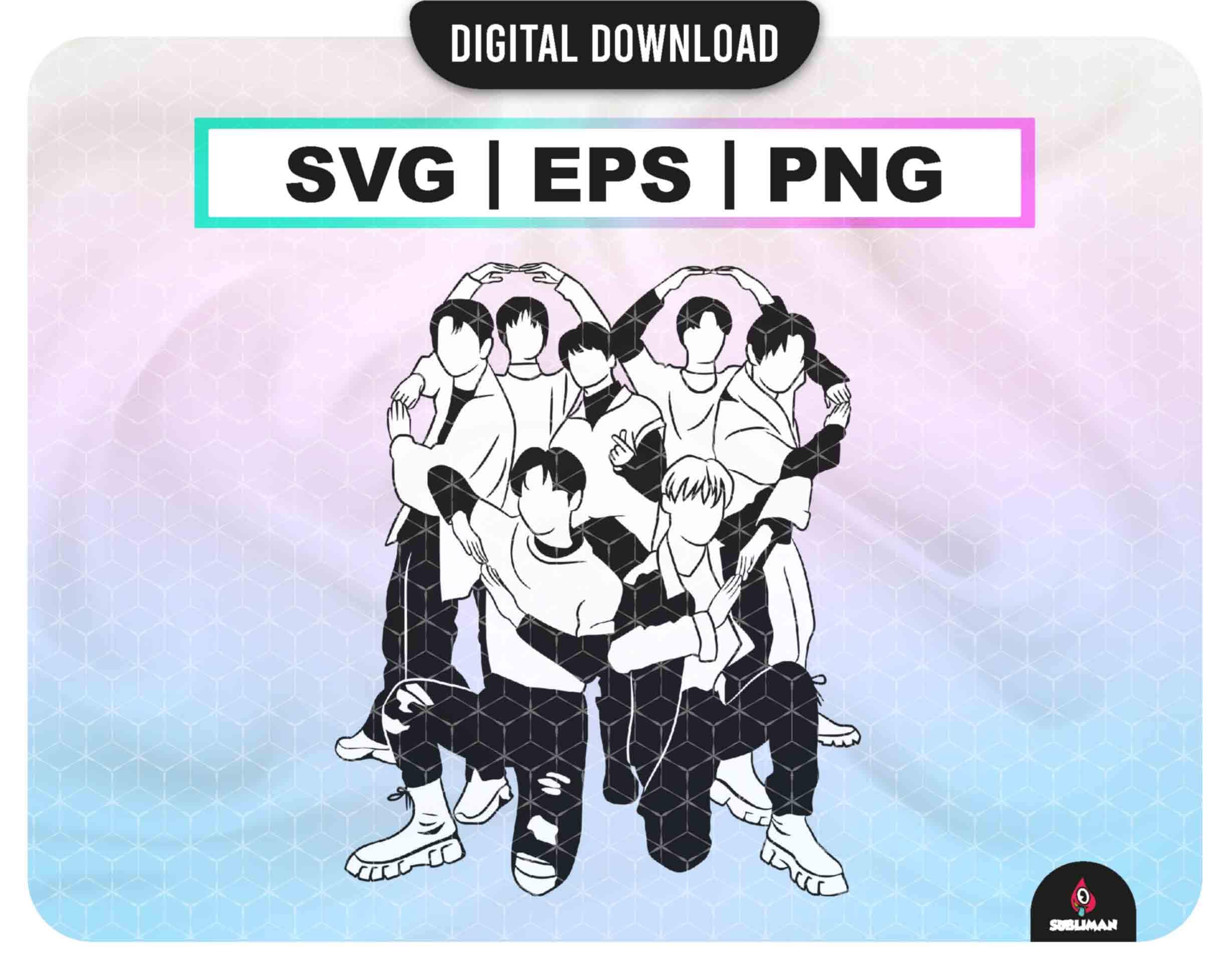 Enhypen Svg / Engene PNG / Kpop Star Png / Engene Lightstick - Etsy Ireland