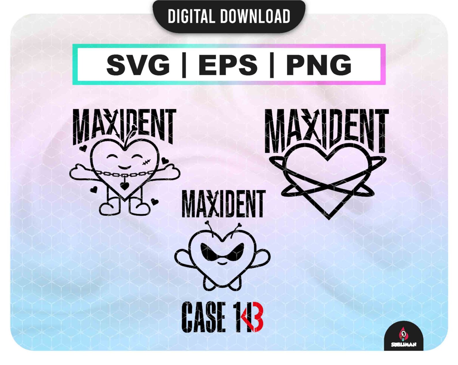 MAXIDENT CASE 143 Svg / Maxident Logo PNG / Kpop Star Png / - Etsy ...