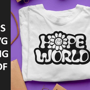Hope World SVG / Eps Pdf Jpg Png / L / Archivo Vector for Cricut / Kpop ...