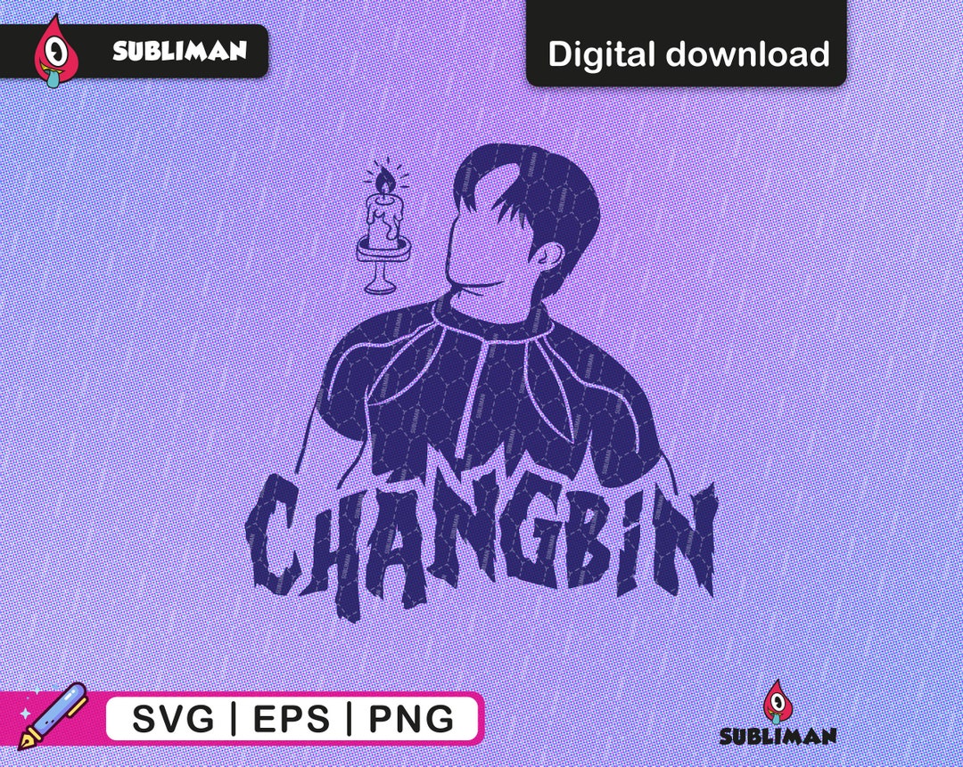 Changbin SVG / Kpop Star Png / Archivos Vectoriales Para Cricut - Etsy