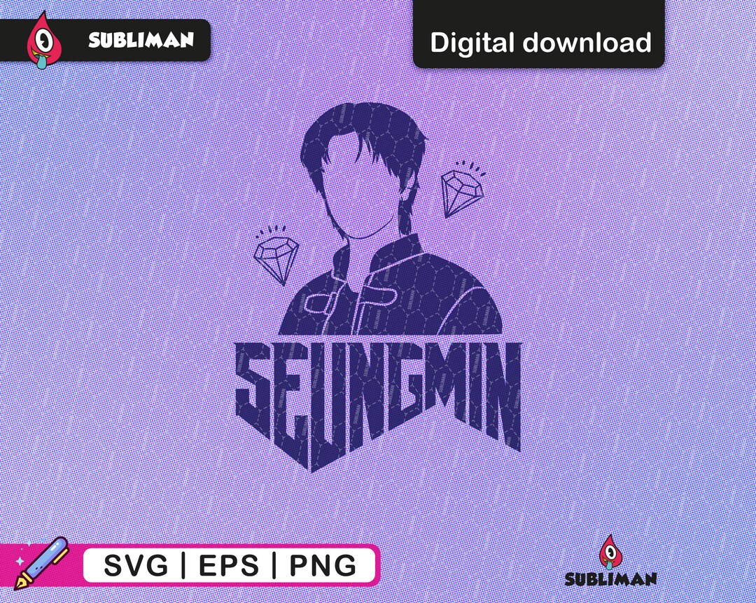 Seungmin Stray Kids Svg / Stray Kids Member Kpop PNG / Stray Kids Rock ...
