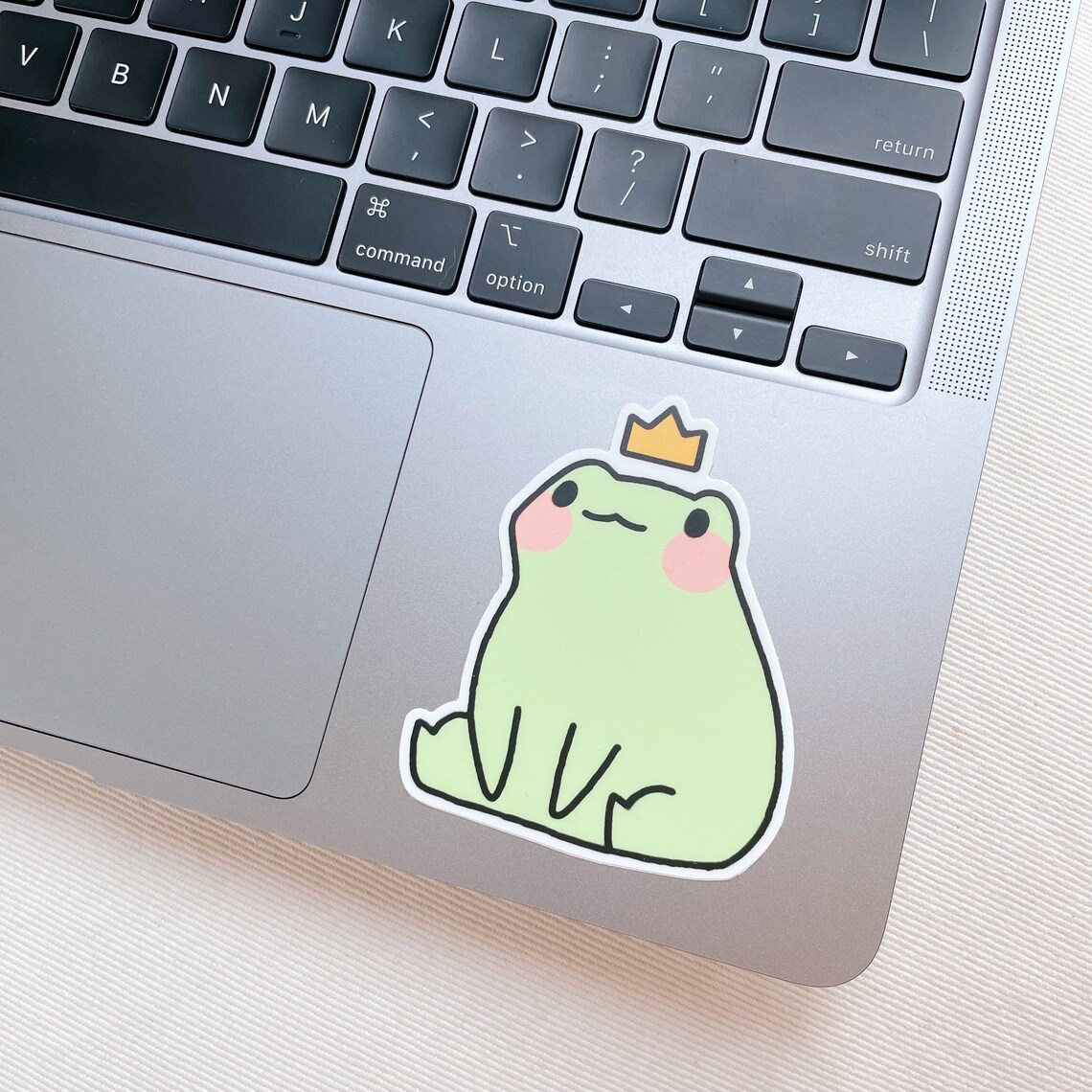 Frog Prince Princess Sticker | Etsy