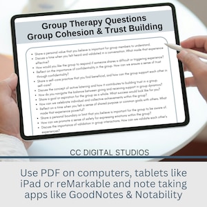Group Therapy Questions & Activities: Counseling Conversation Starters ...
