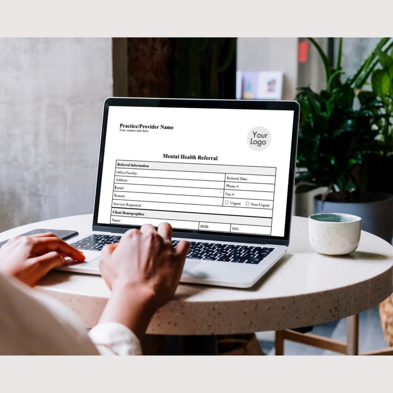Editable Counseling Referral Template, Mental Health Referral Form ...