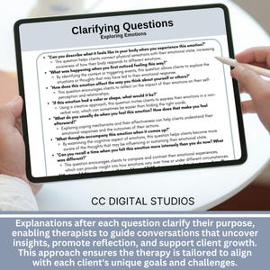 Therapy Questions Cheat Sheet: 240 Clarifying Questions (digital ...