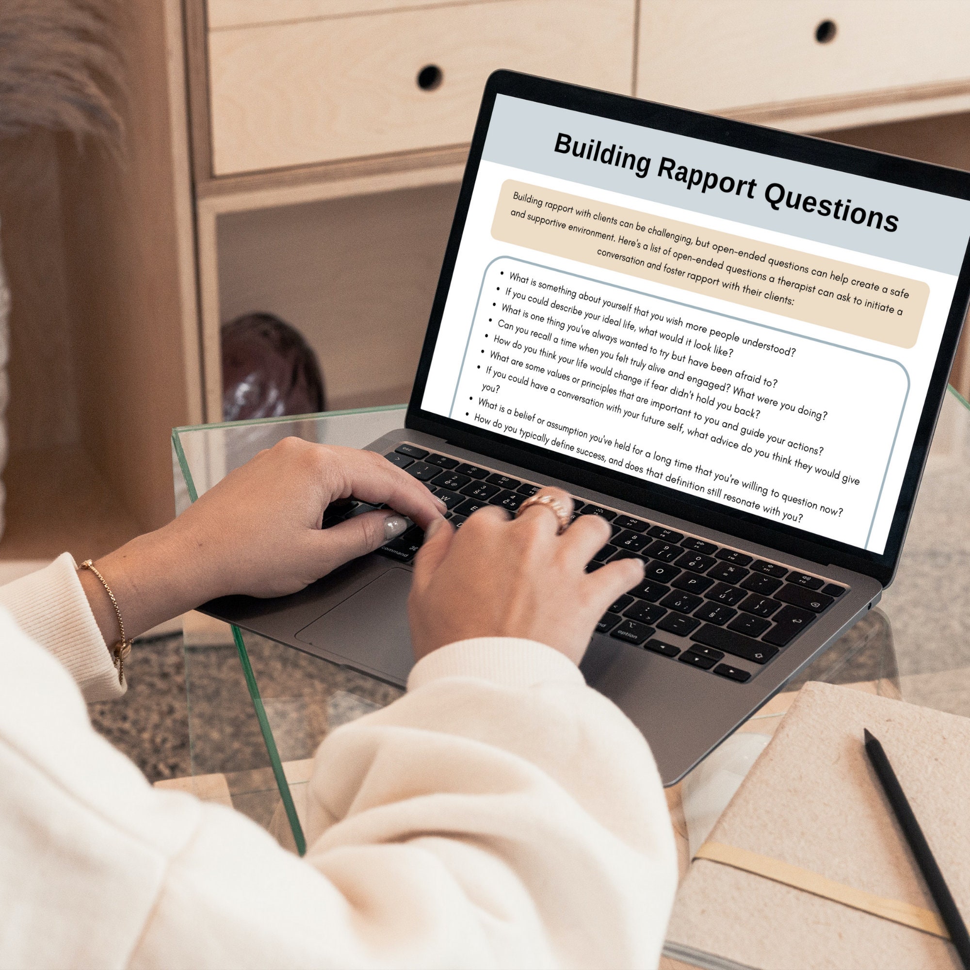 Therapy Questions Cheat Sheet: Rapport Building Conversation Starters ...