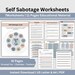 Self Sabotage Workbook: Inner Critic Therapy, Self Esteem (digital ...
