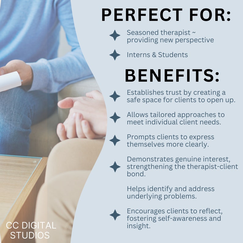 Therapy Questions Cheat Sheet: Rapport Building Conversation Starters ...