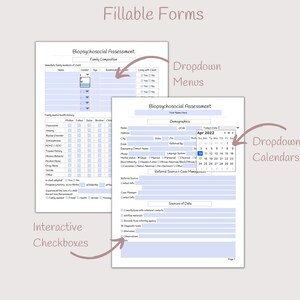 Biopsychosocial Intake Assessment Form Comprehensive Fillable - Etsy