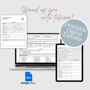 EDITABLE Therapy BUNDLE for Mental Health Practice, Therapy Notes ...