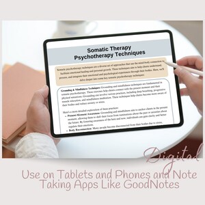 Somatic Therapy Cheat Sheets for Mental Health Clinicians, Techniques ...
