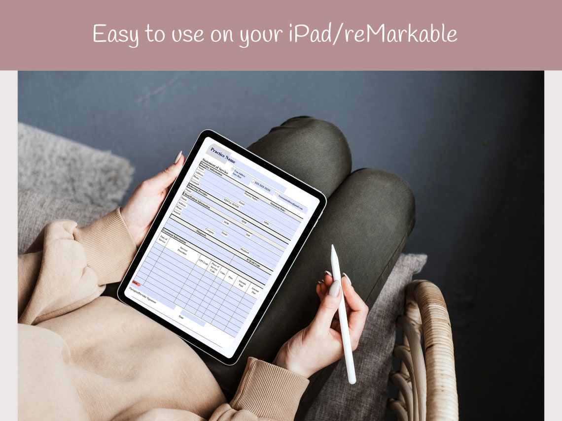 Superbill Template for Mental Health Providers Editable & - Etsy