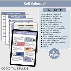 Self Worth Therapy Worksheets Bundle, Confidence, Self Esteem, Inner ...